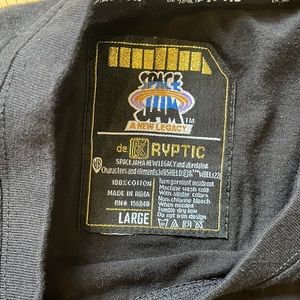 de Kryptic | Shirts | De Kryptic Black Bugs Bunny Space Jam A New ...